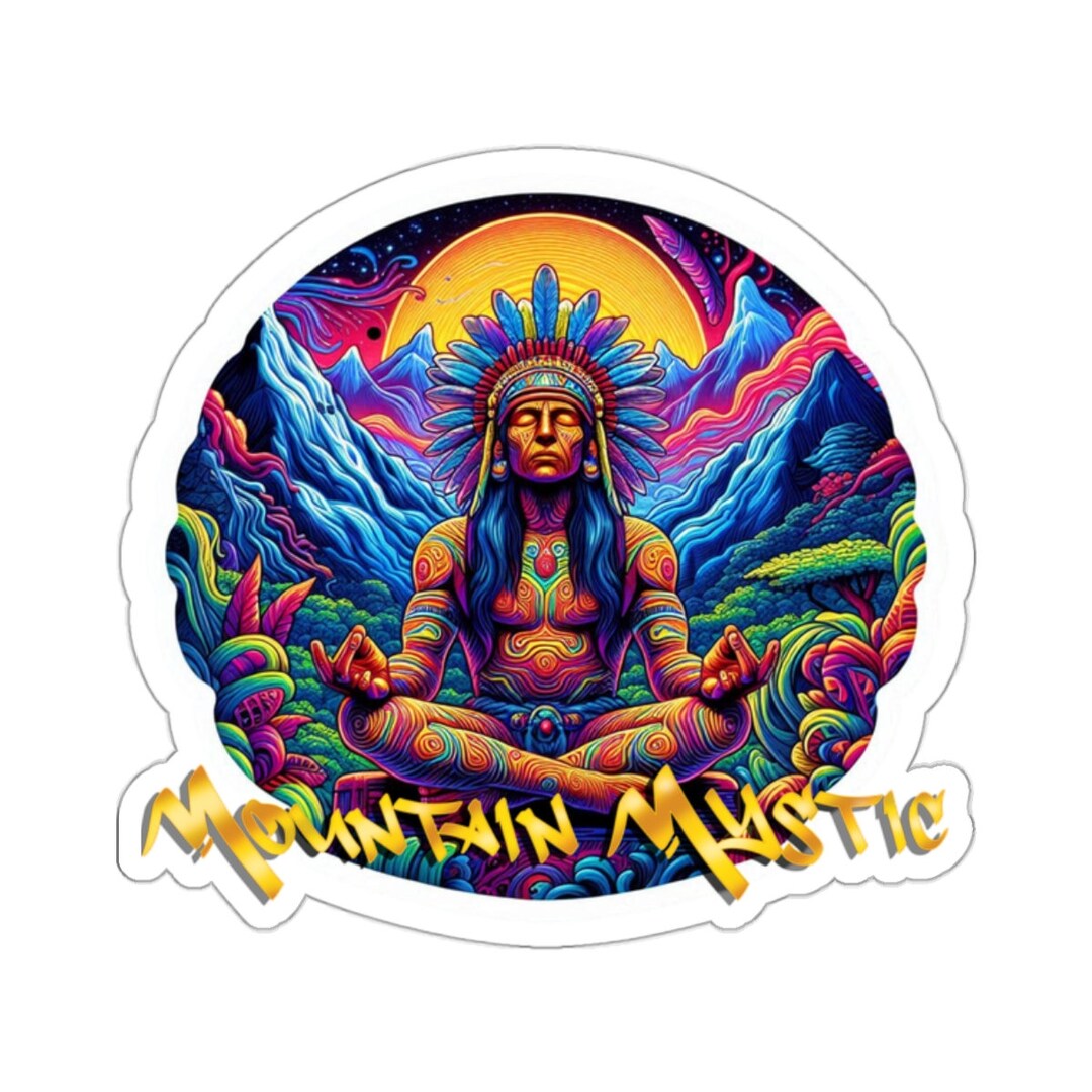 Mountain Mystic Shaman Sticker - Etsy