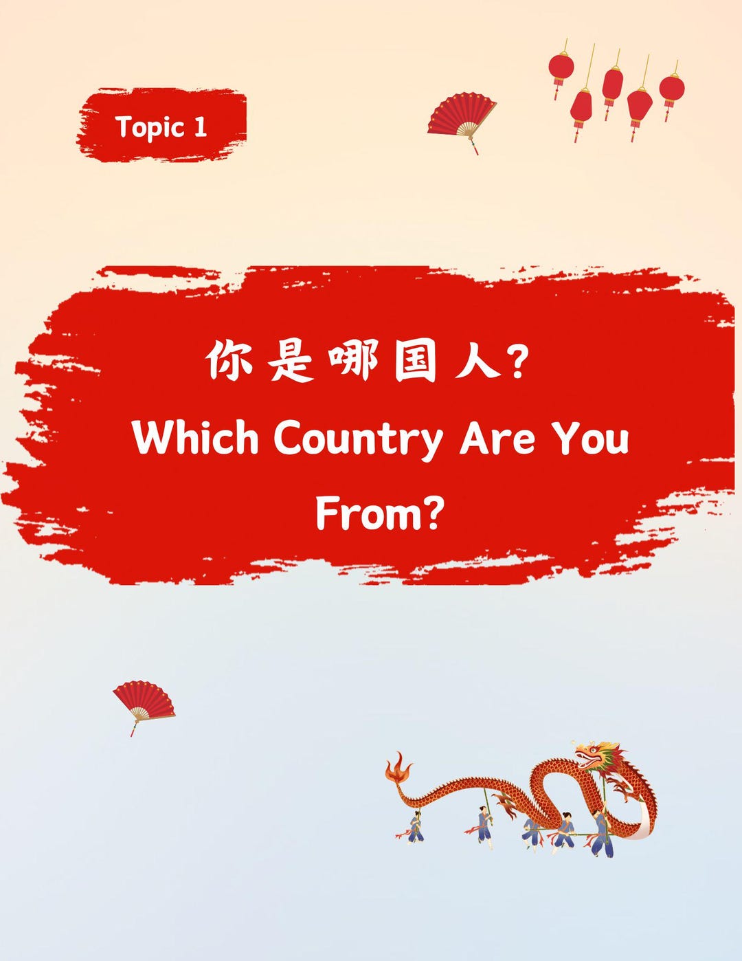 Printable and Downloadable Daily Mandarin Chinese Learning Material ...