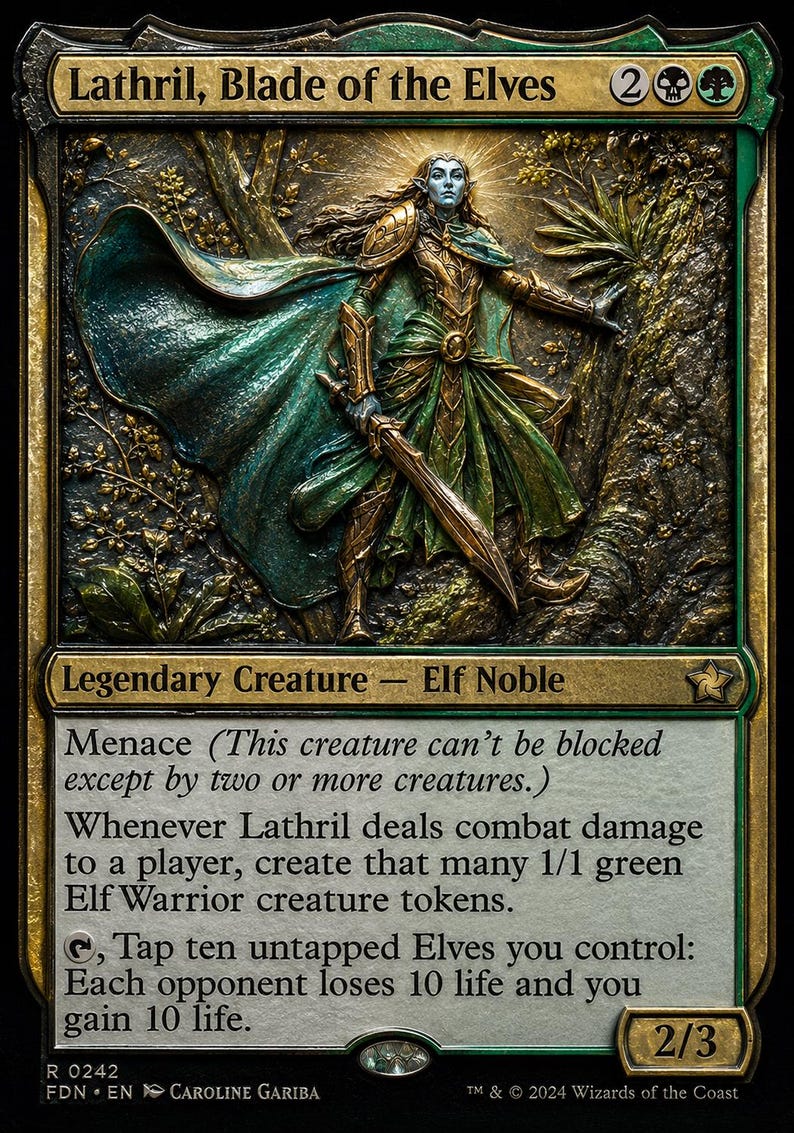 3D Textured Metal MTG Card | MTG | Magic the Gathering | Custom Metal ...