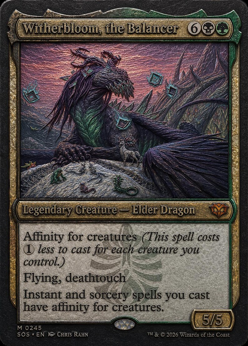 3D Textured Metal MTG Card | MTG | Magic the Gathering | Custom Metal ...