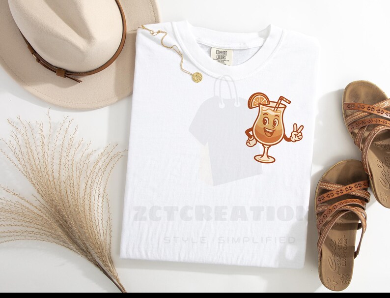 Tequila Sunrise Cocktail Recipe Shirt Retro Drink Graphic Tee Comfort ...