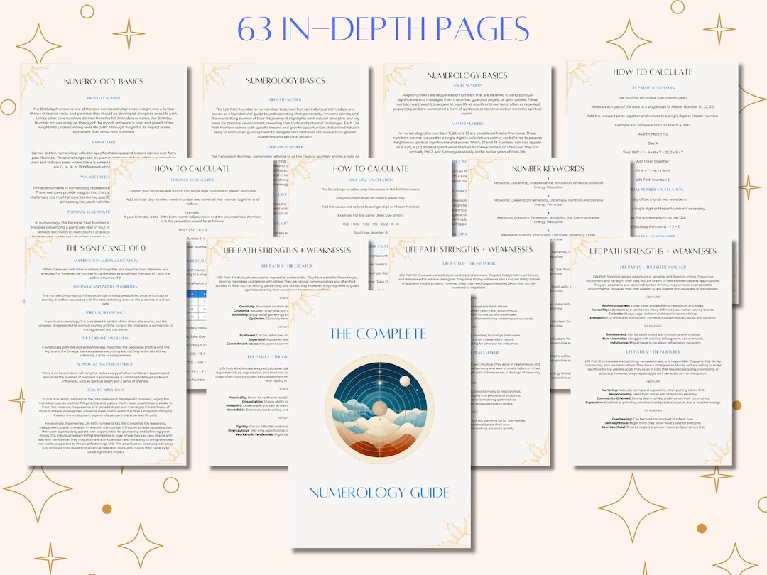 63 Pages | the Complete Numerology Guide - an In-depth Guide to the ...