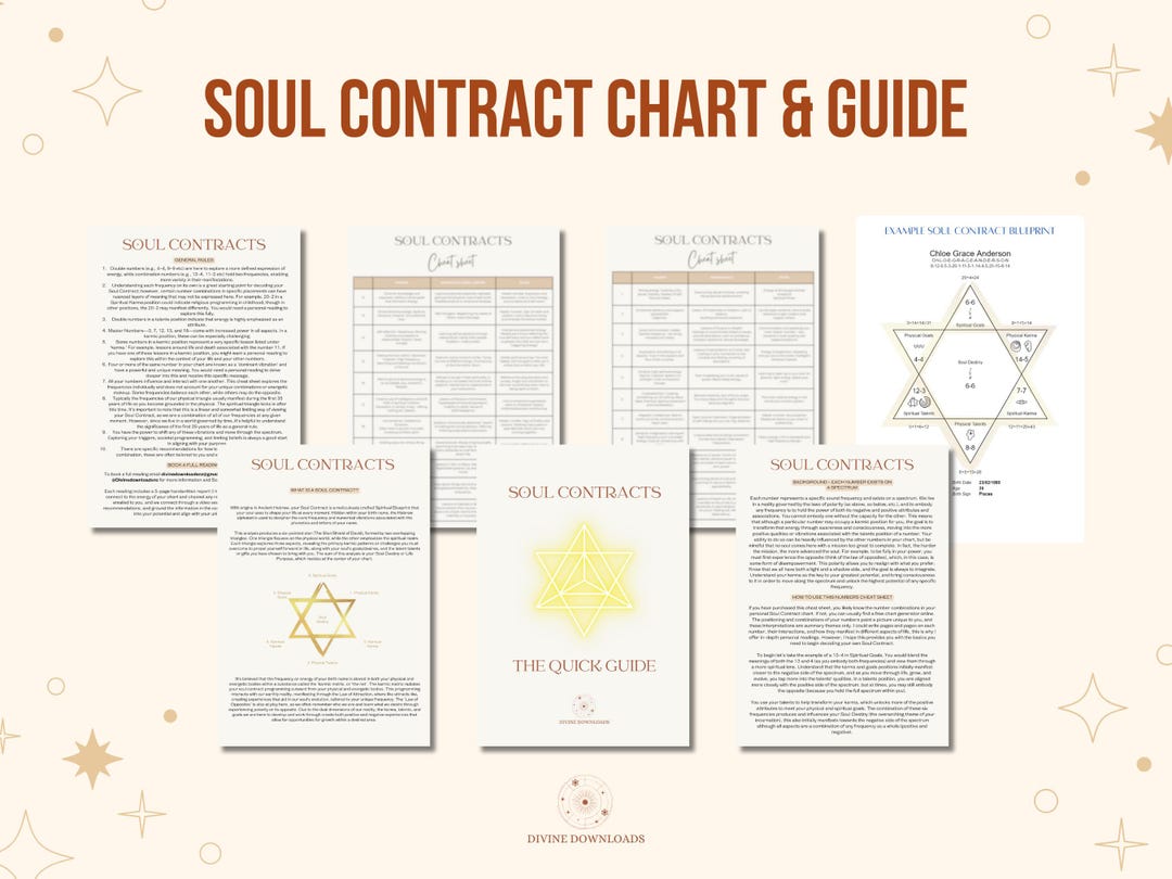SOUL CONTRACT CHART +the Quick Guide | Decode Your Own Energetic ...