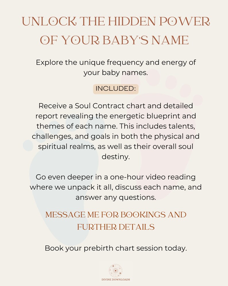 PREBIRTH CHARTS | Soul Contract Chart | Connect to the Energetic ...