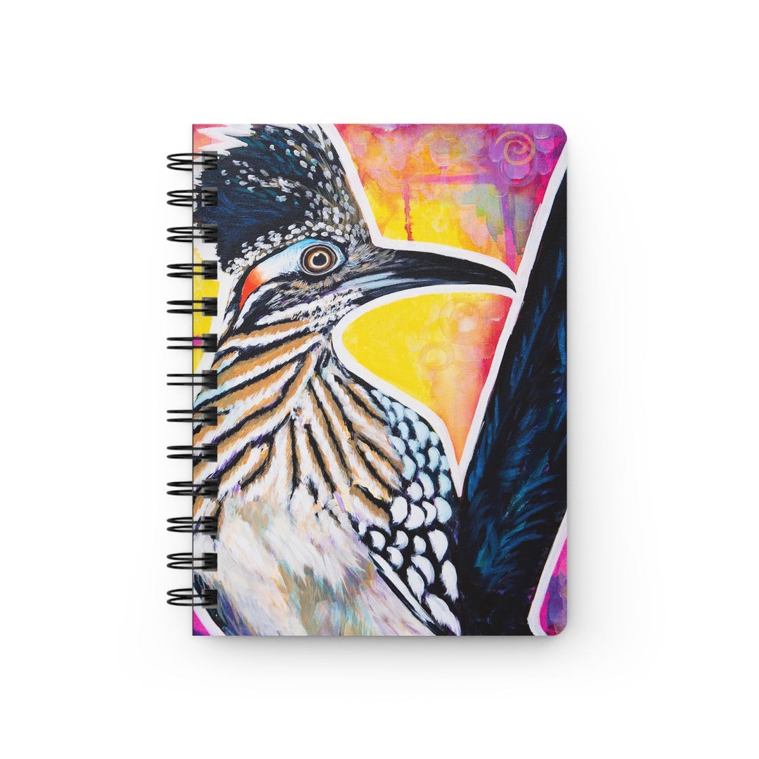 Roadrunner - 5x7" Spiral Bound Journal - Etsy