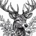 Coloring Pages - Enchanting Animals (for Adults and Children / Kids ...