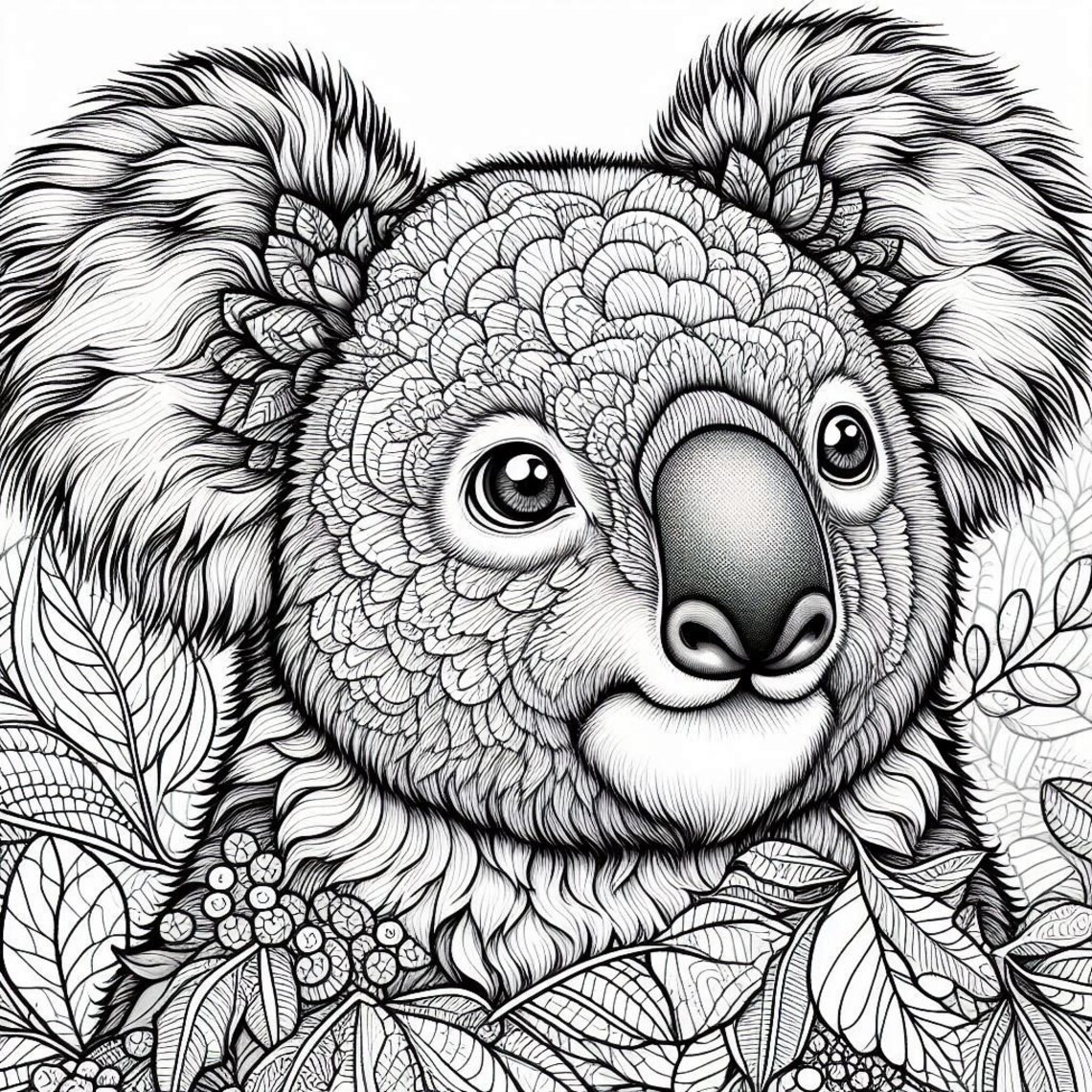 Coloring Pages Enchanting Animals for Adults and Children / Kids Bonus ...