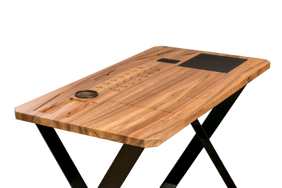 Wooden Table Gaming Desk Wood Table Computer Writing Solid Wood Desk ...