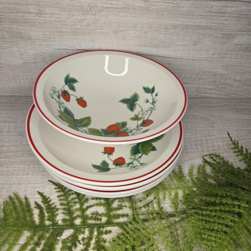 Strawberry Dishes - Etsy