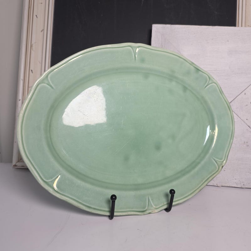 Vintage Oval Pottery - Etsy