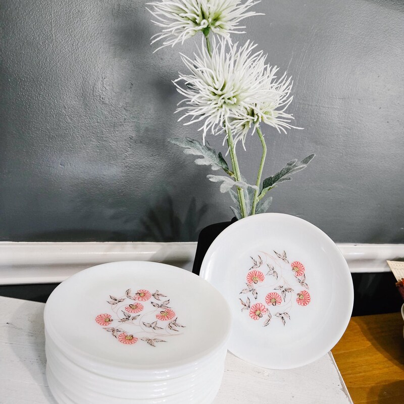 Fireking White Plates - Etsy