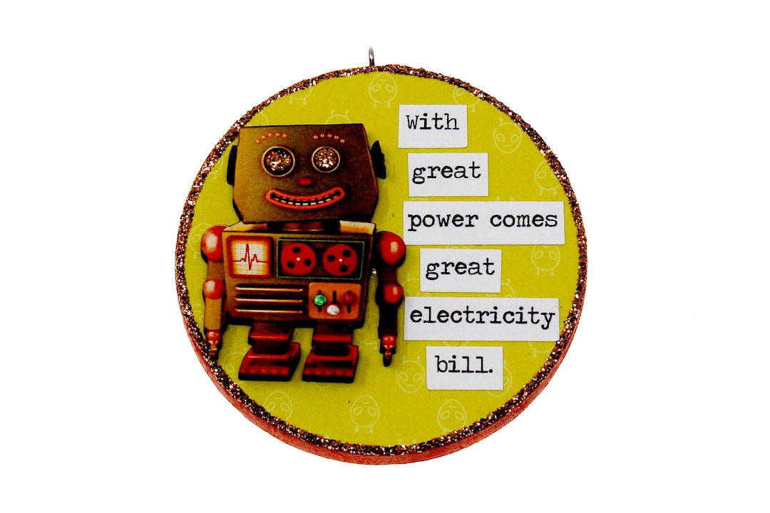 Funny Sarcastic Robot Ornament Snarky Humor Gift Retro - Etsy