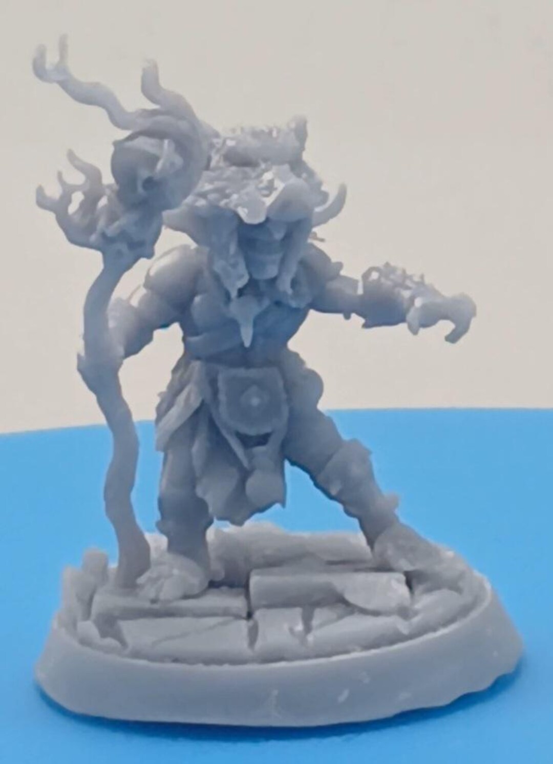 Goblin Shaman, 3D Resin Printed, D&D Mini, Custom 3D Print, Gray - Etsy