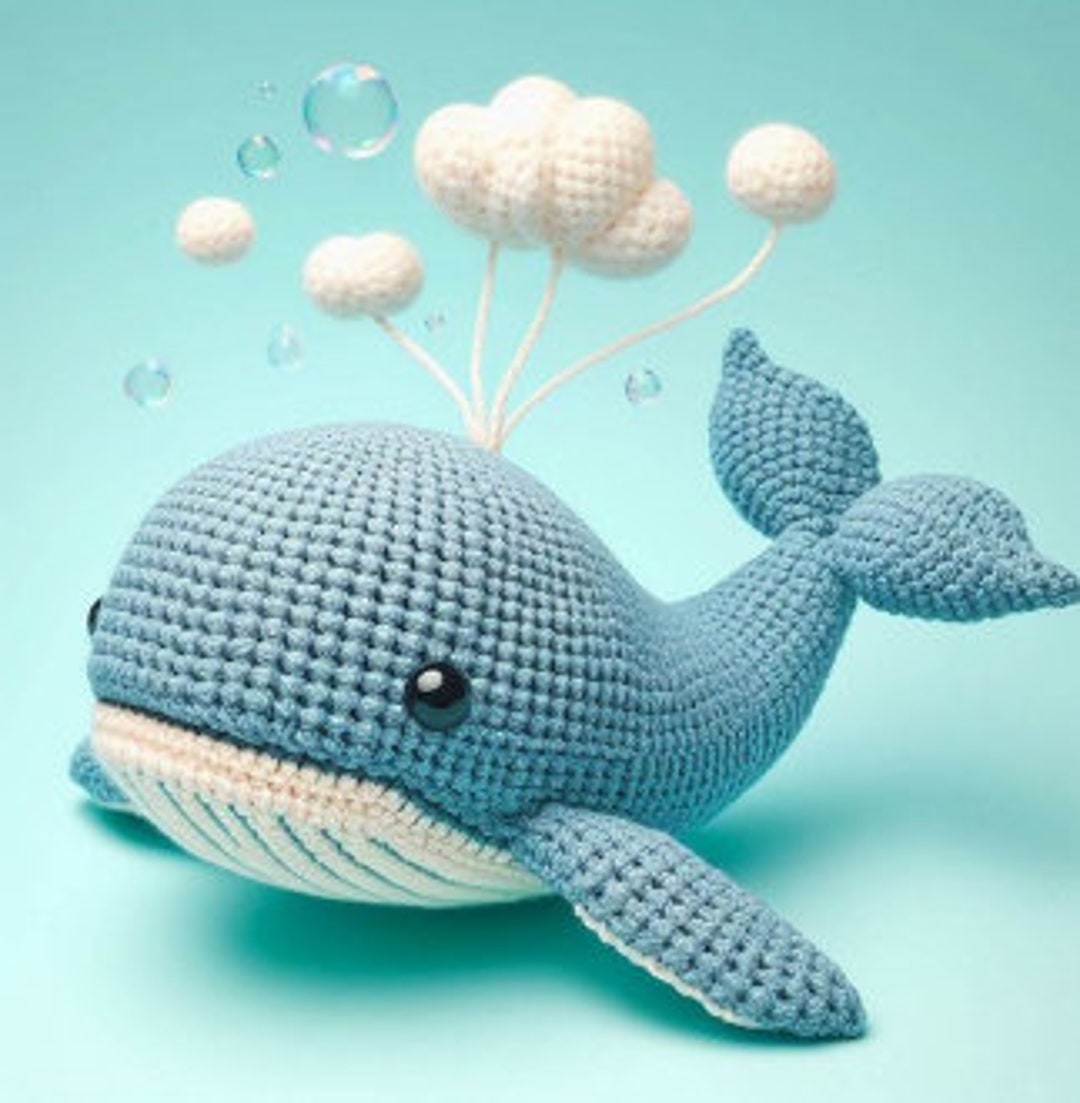 Baby Humpback Whale Amigurumi Crochet Pattern Download File Digital - Etsy