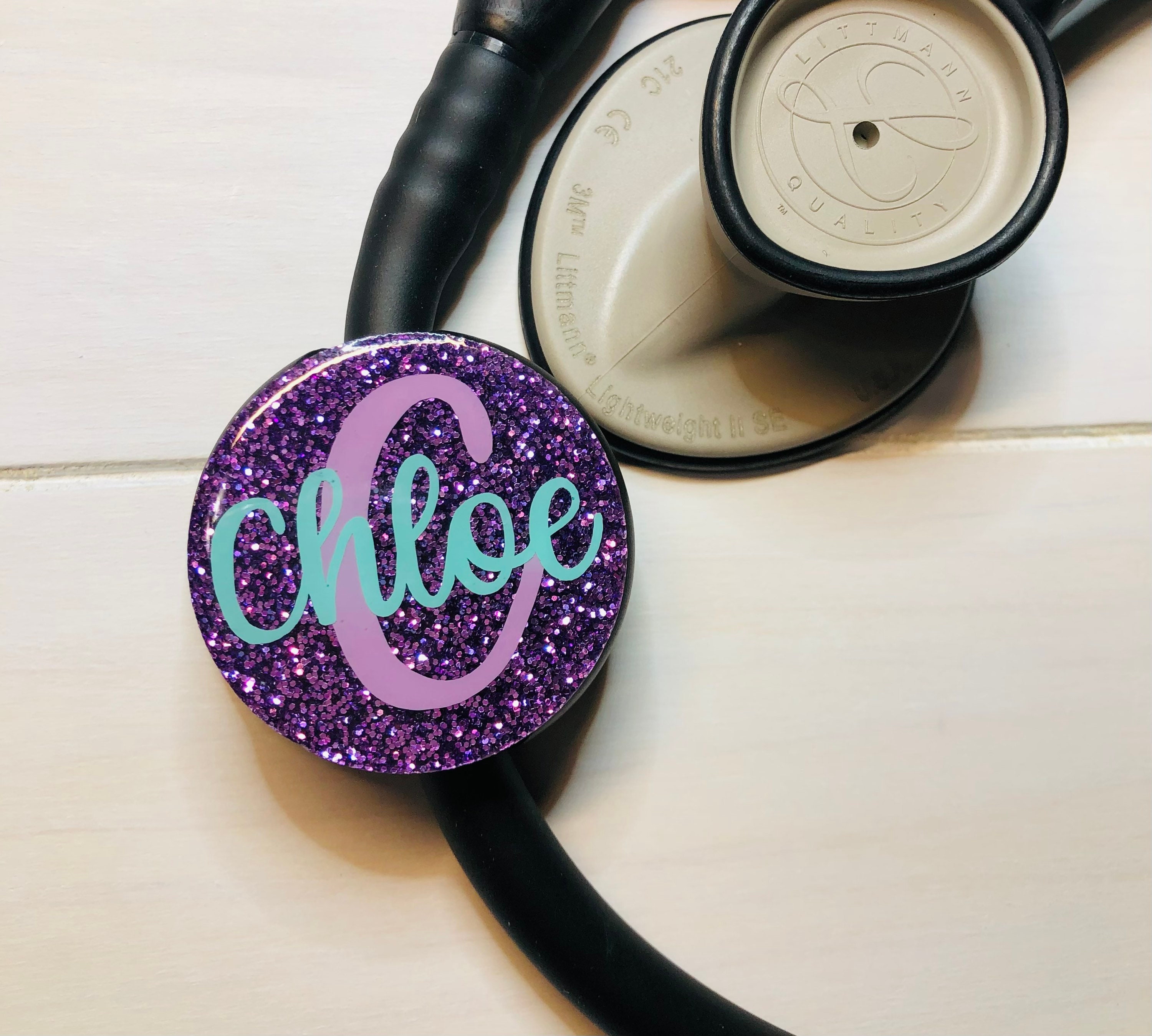 Stethoscope Name Tag | Stethoscope ID Tag | Name Tag | Name Badge ...