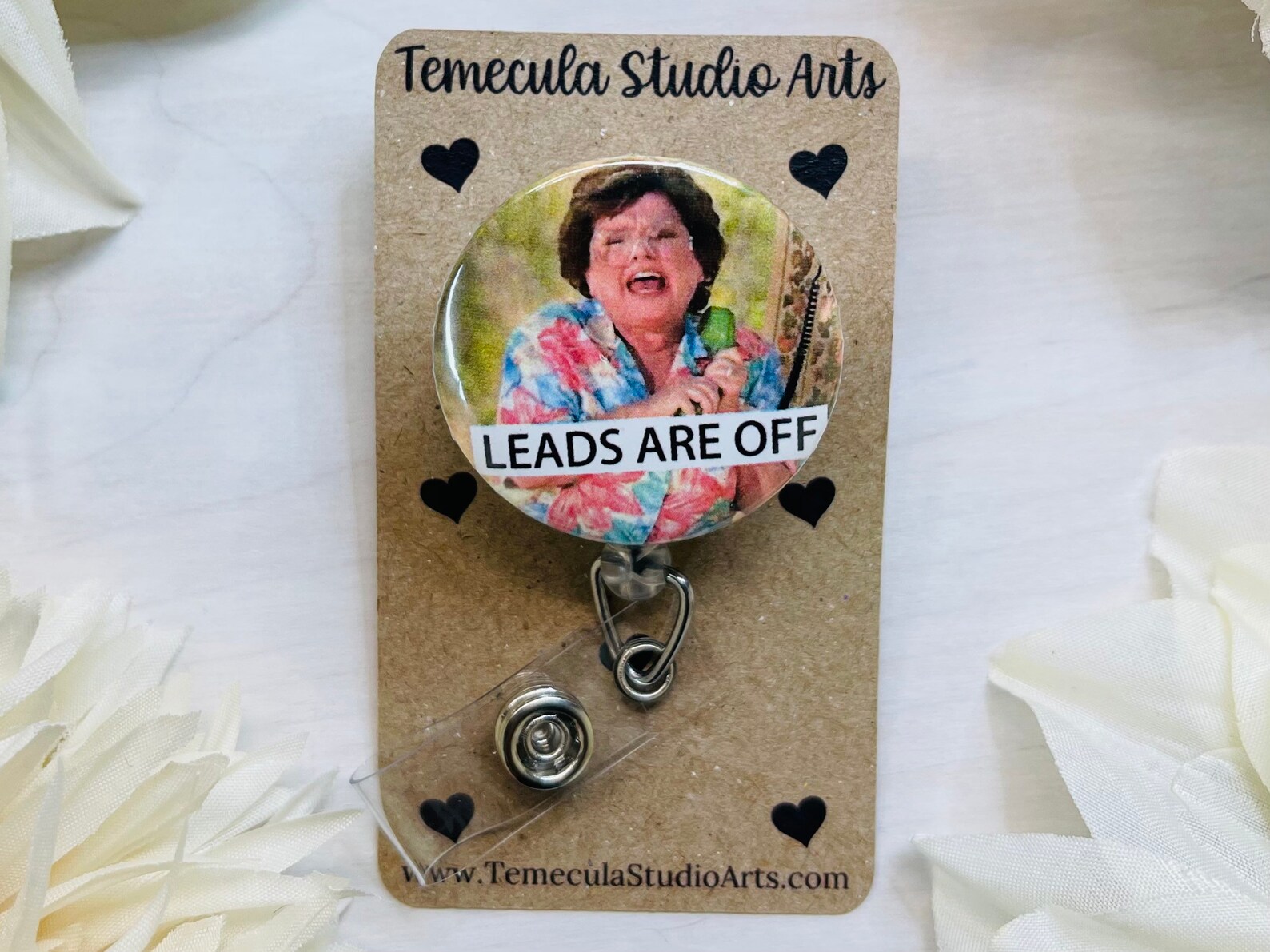 Funny Badge Reel Badge Reel Coworker Jokes Pinch Clip - Etsy