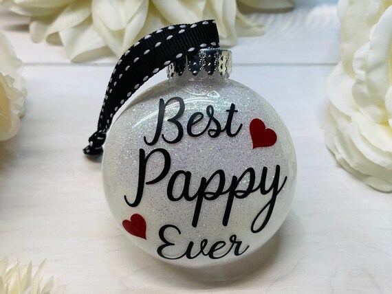 Pappy Ornament Pappy Gift Best Pappy Ever Grandfathers | Etsy