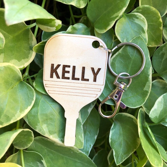 Pickleball Keychain Pickle Ball Keychain Name Keychain | Etsy
