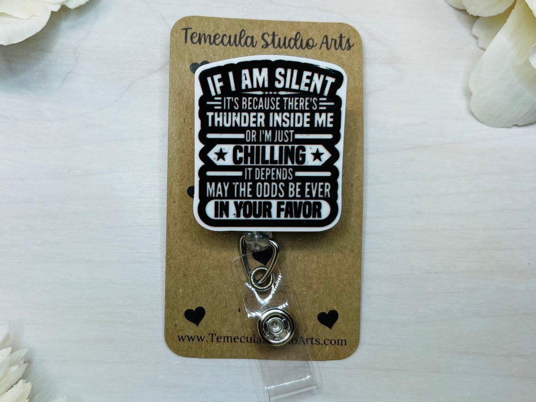 Funny Joke Badge Reel | Badge Reel | Medical ID Badge | Nurse Badge ...