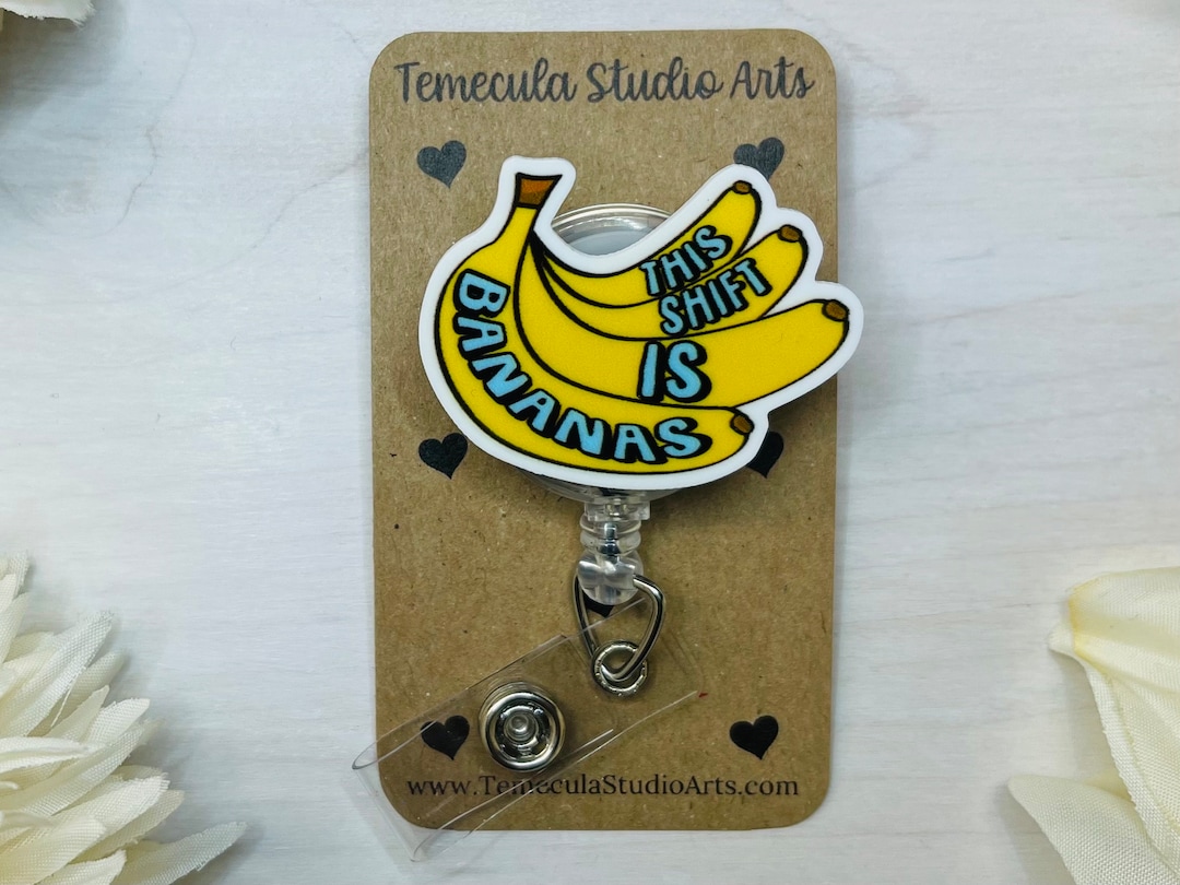 Cute Badge Reel Badge Reel Medical ID Badge Pinch Clip Badge Reel Nurse ...