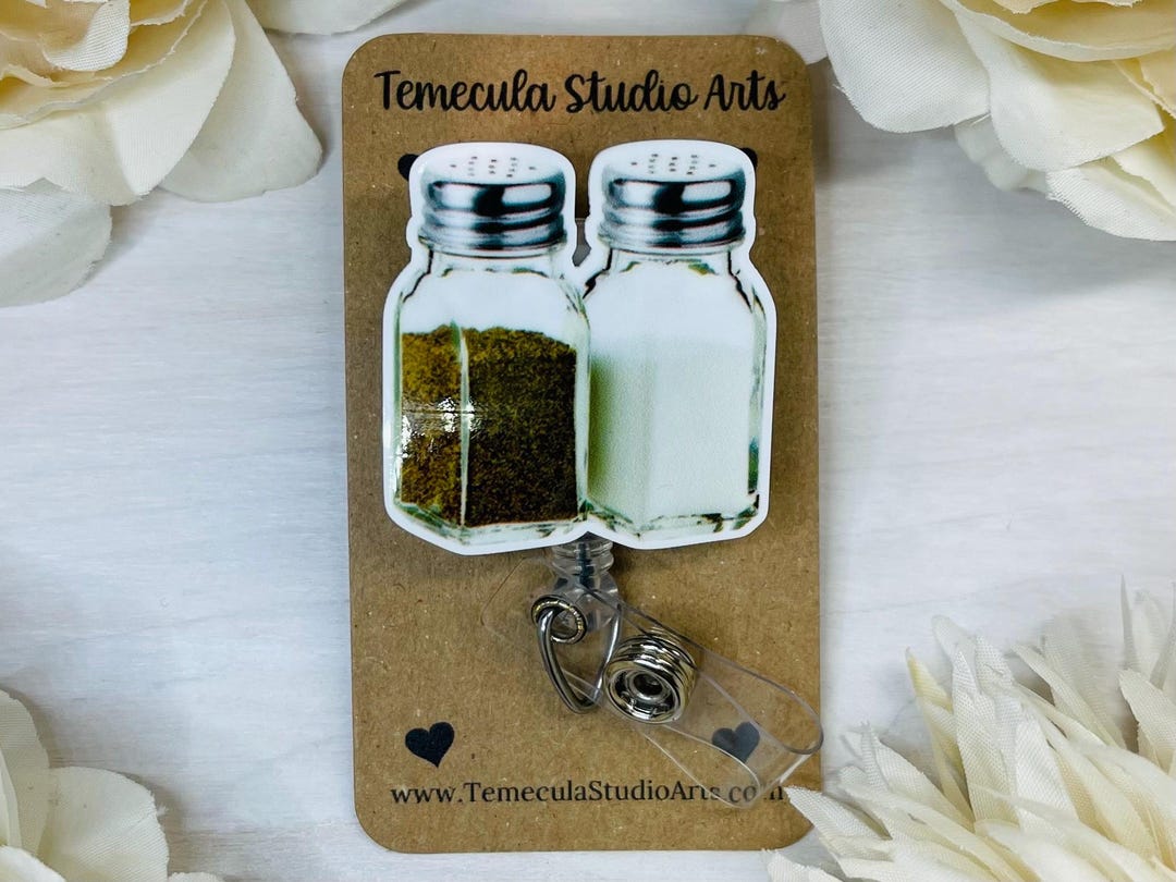 Waitress Badge Reel | Medical ID Badge | Food Service | Name Badge ...