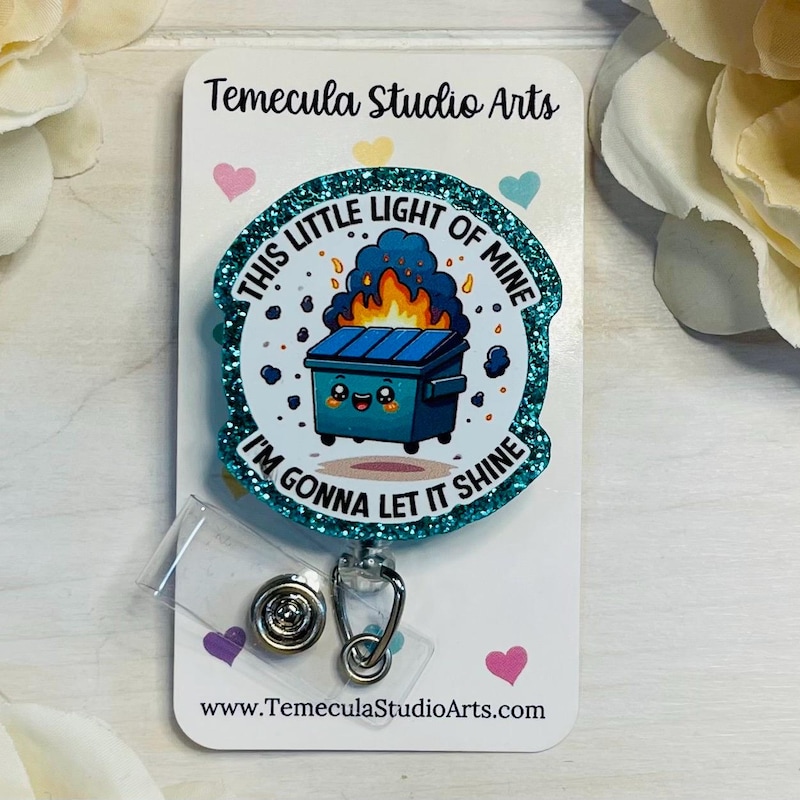 Badge Reel Little Light - Etsy