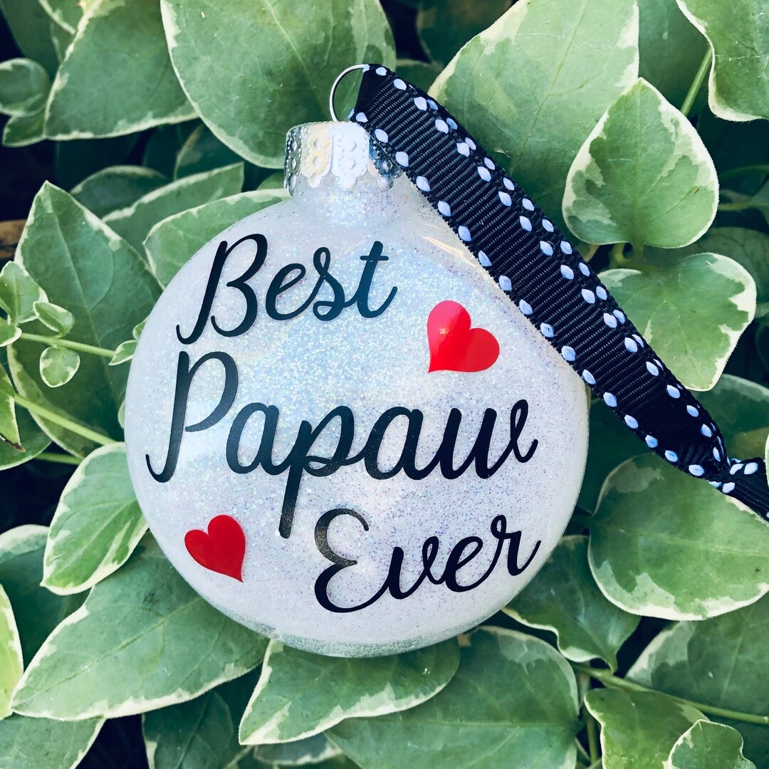 Papaw Ornament | Papaw Gift | New Papaw | Best Papaw Ever | Papaw ...