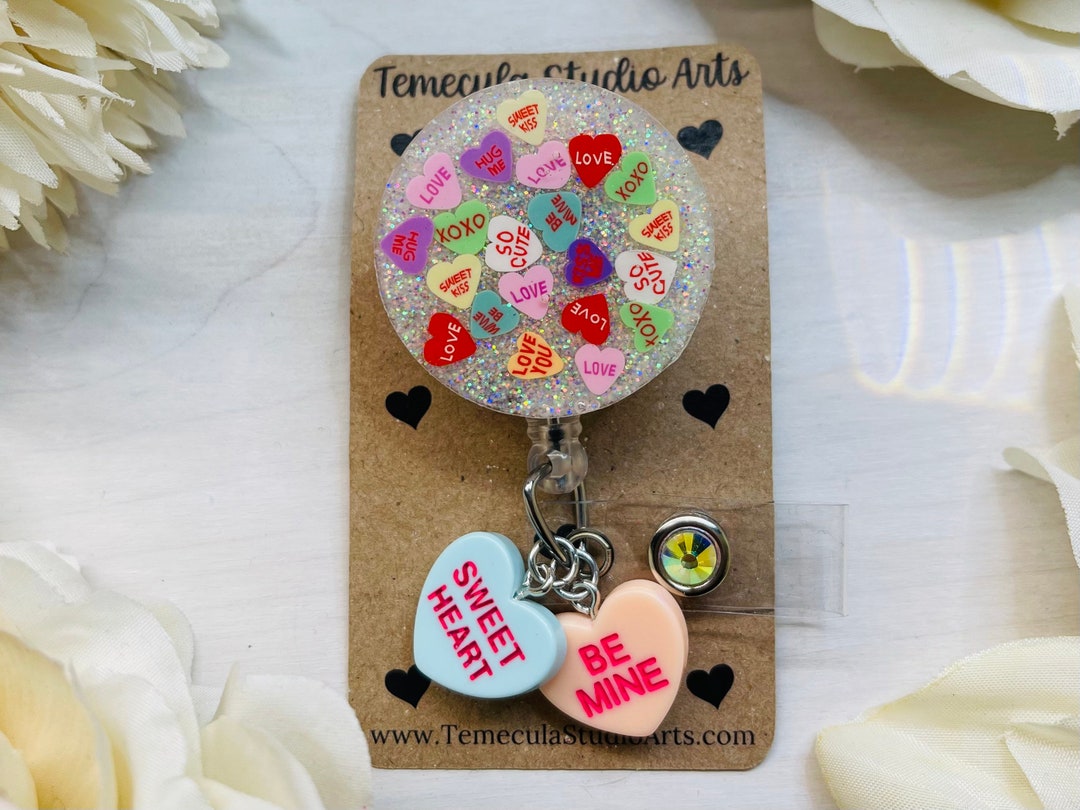 Cute Badge Reel Anniversary Gift retractable Badge Reel - Etsy