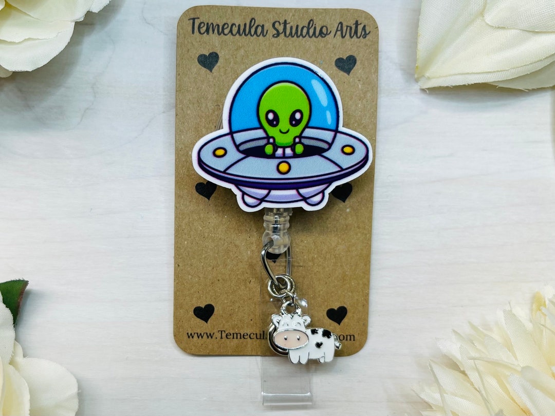 Alien Badge Reel | Badge Reel | Medical ID Badge | Nurse Badge Reel ...