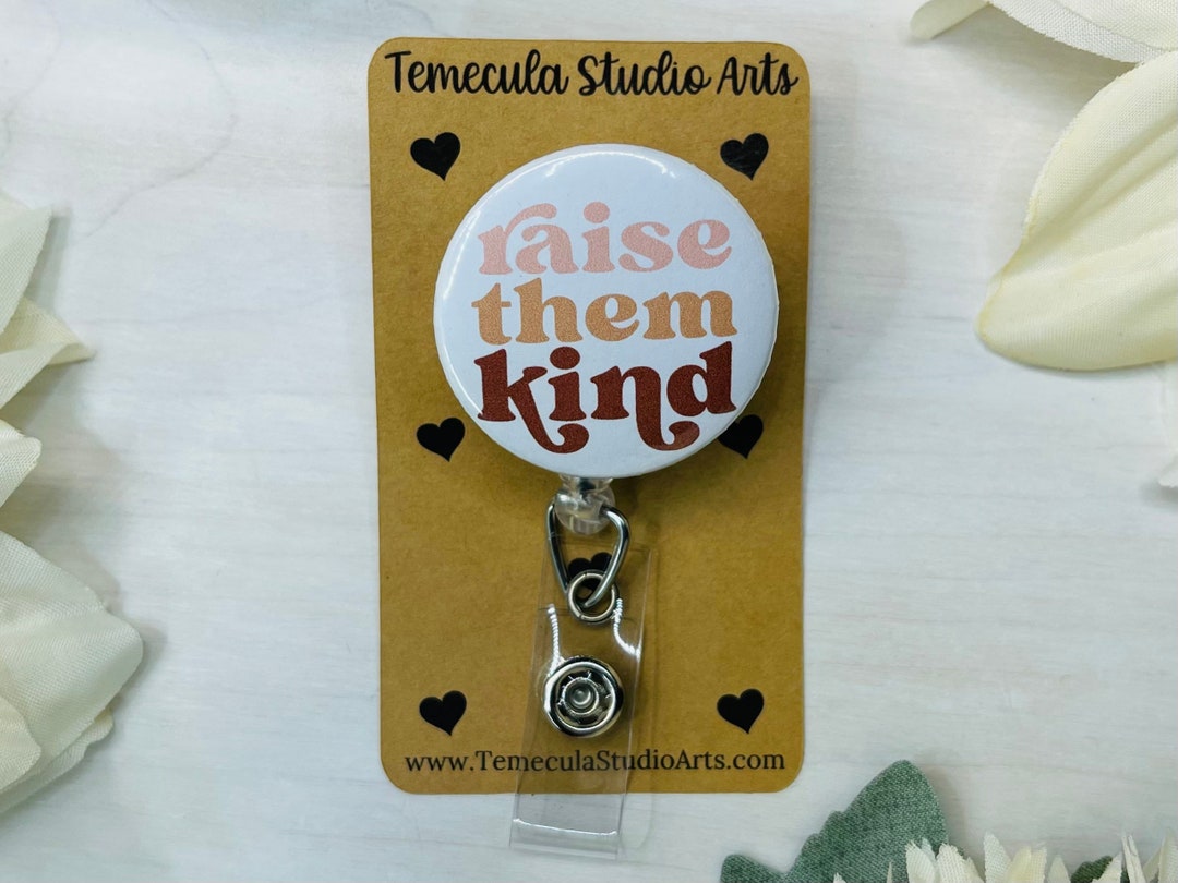 Kindness Badge Reel | Kindness Lanyard | Retractable Badge Reel | Nurse ...