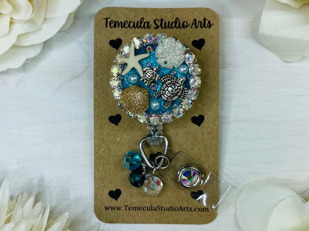 Turtle Badge Reel | Retractable Badge Reel | Pinch Badge Reel | Belt ...