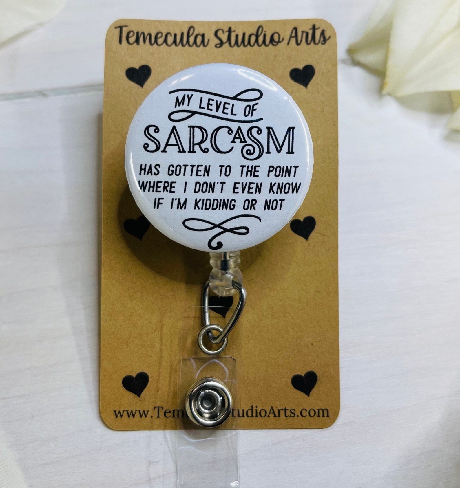 Funny Badge Reel ER Nurse Badge Reel Medical ID Badge - Etsy