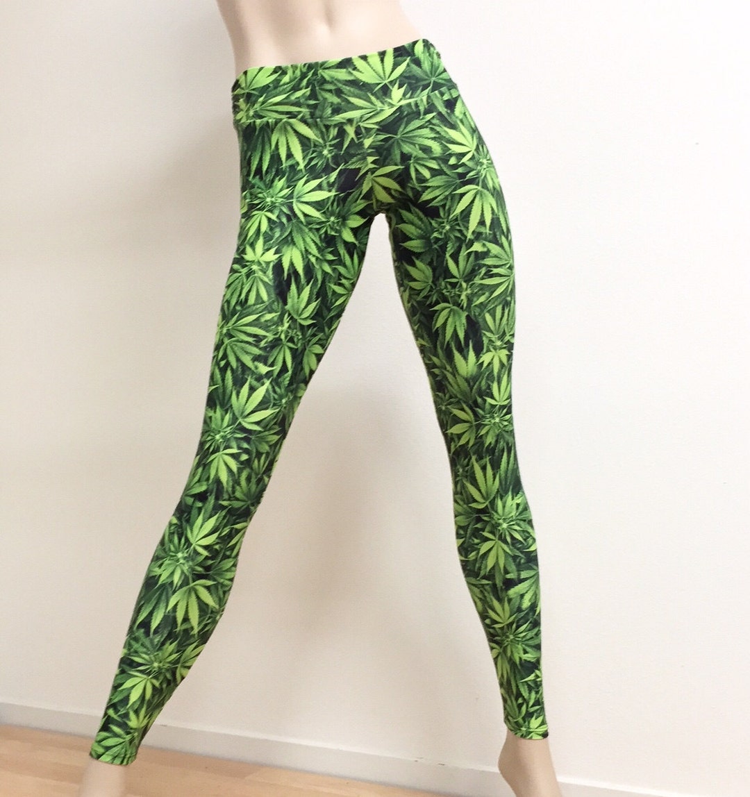 Marijuana Leaf Pants Cannabis Hot Yogayoga Fitness Legging - Etsy