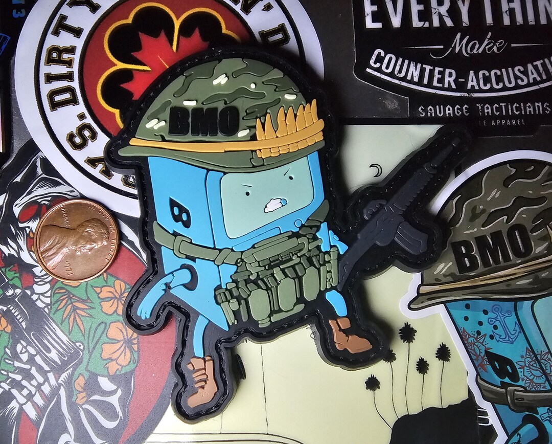 War Torn BMO - Unique and Humorous Custom Patch for Tactical Gear - Etsy