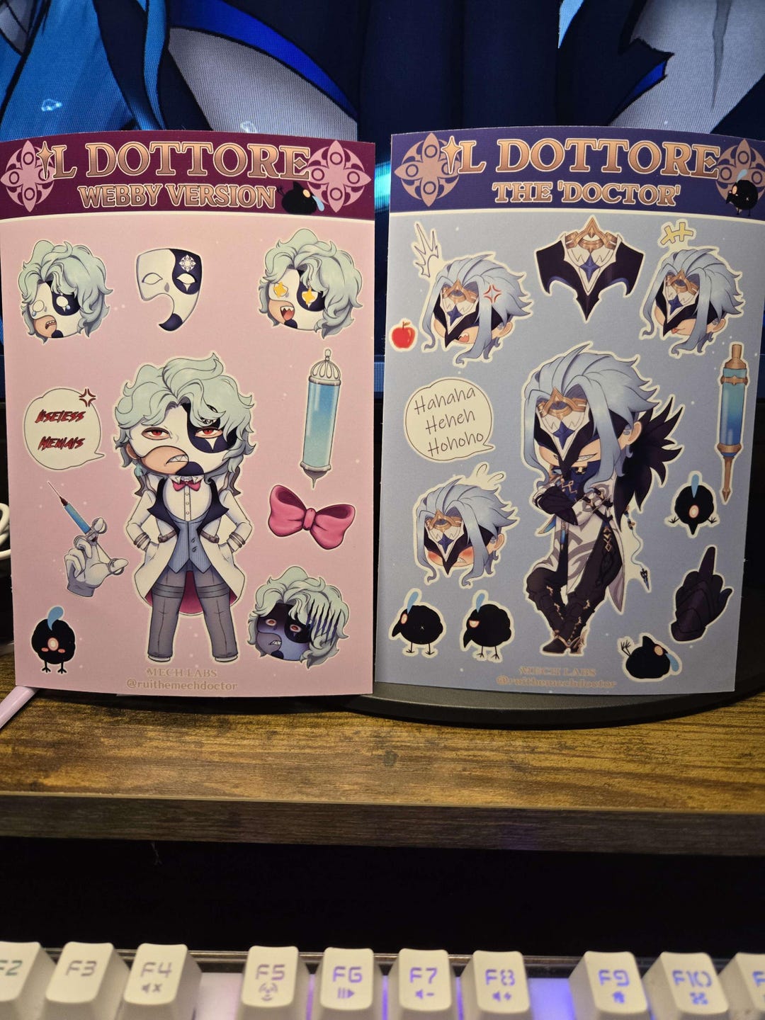 Il Dottore Chibi Sticker Sheets - Etsy