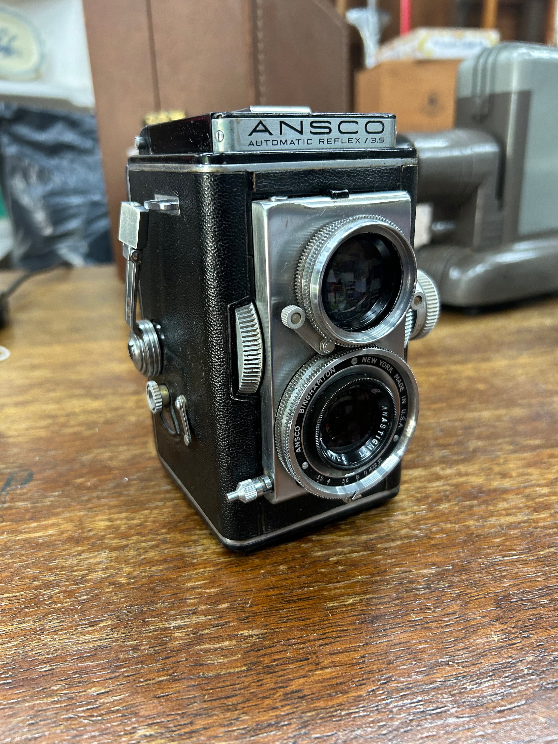 Rare 1940s Vintage ANSCO TLR Automatic Reflex Twin Lens Camera in ...