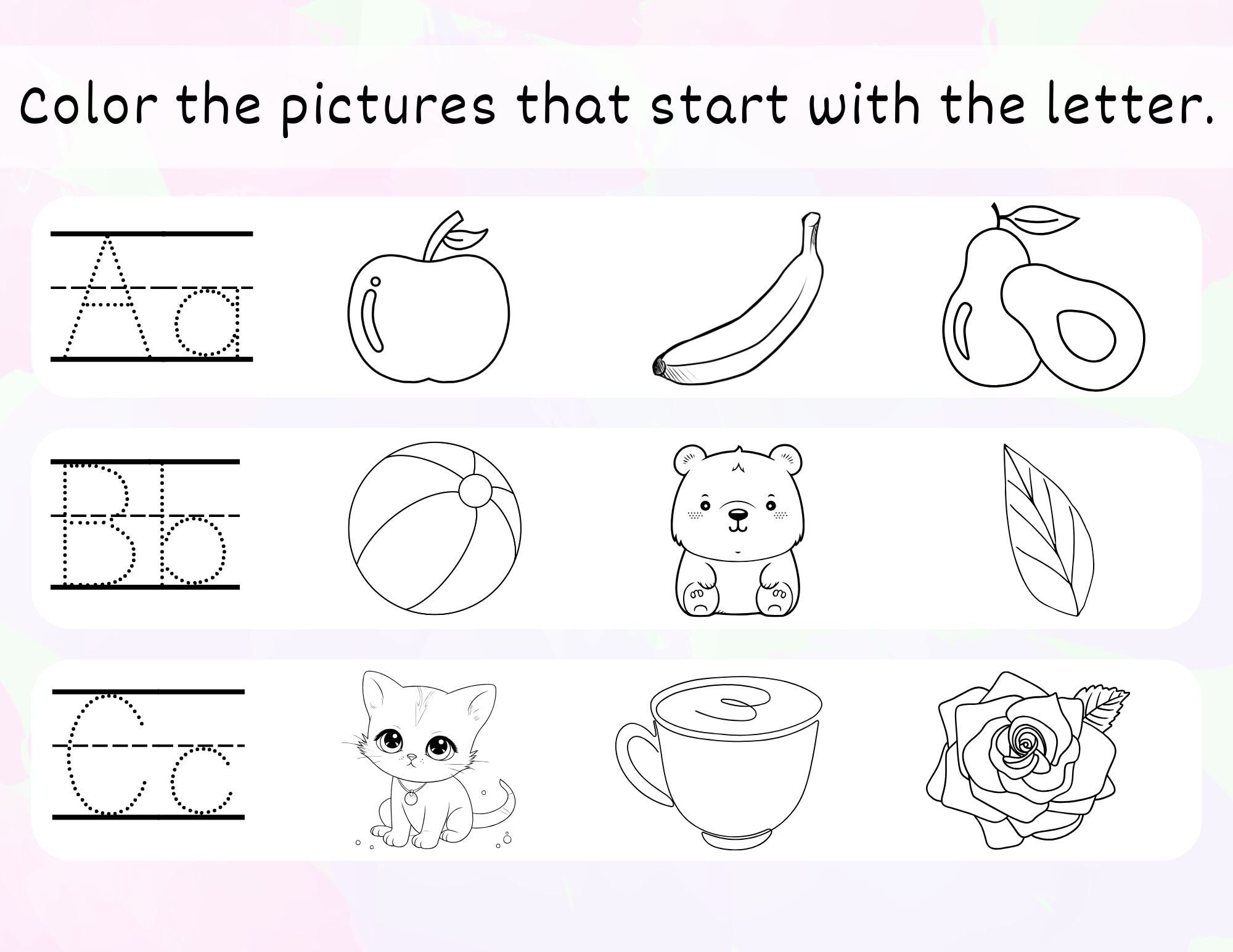 37 Pages Printable Alphabet Writing Worksheets A to Z for Kids ...