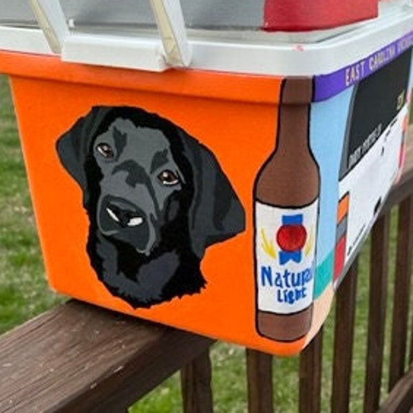 Painted Cooler - Etsy