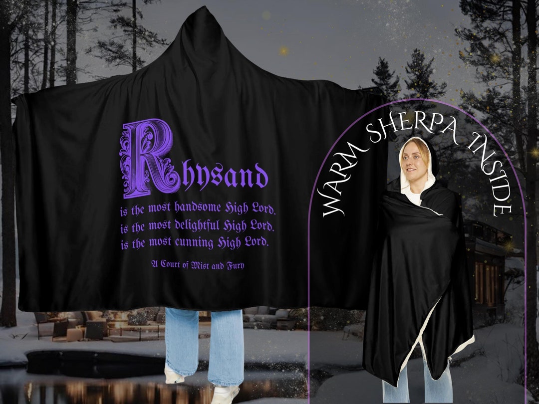 Rhysand Reading Snuggie ACOTAR Book Wearable Blanket, Funny My Reading ...