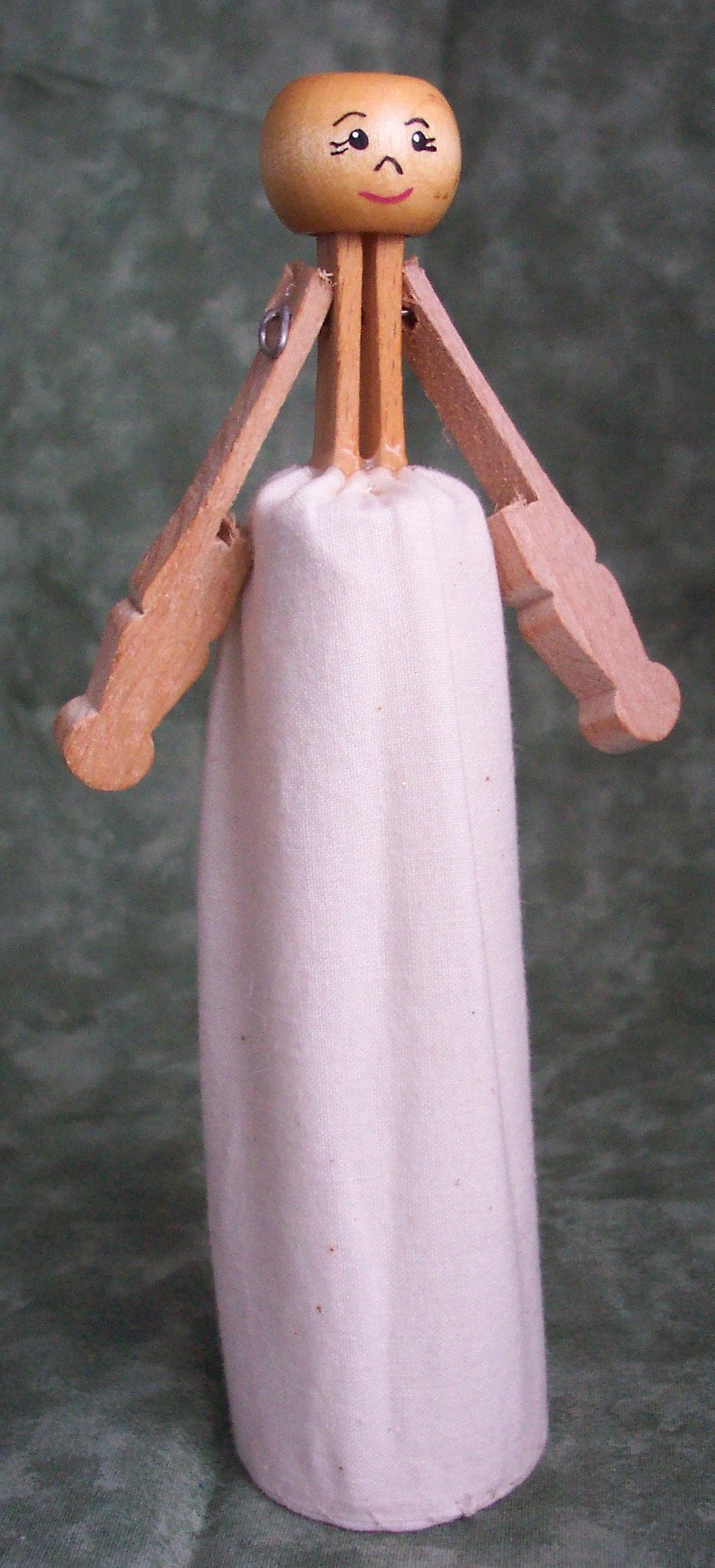 5" to 6" Tall Mini Clothespin Dolls Angel Girls PDF Pattern, 2 1/4 ...