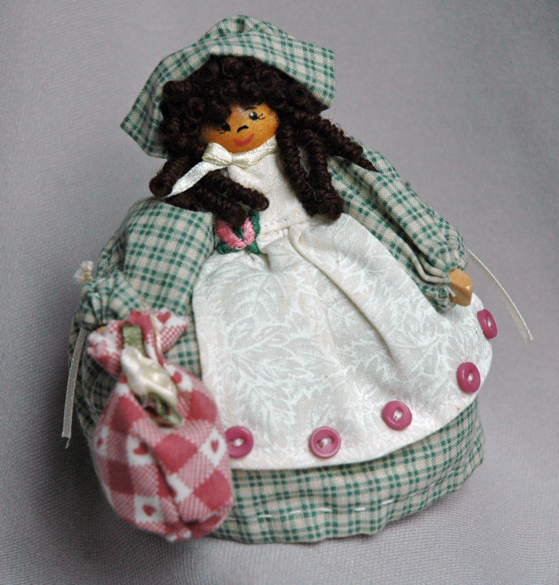Mini Clothespin Dolls Country Pincushion Girls PDF Pattern - Etsy