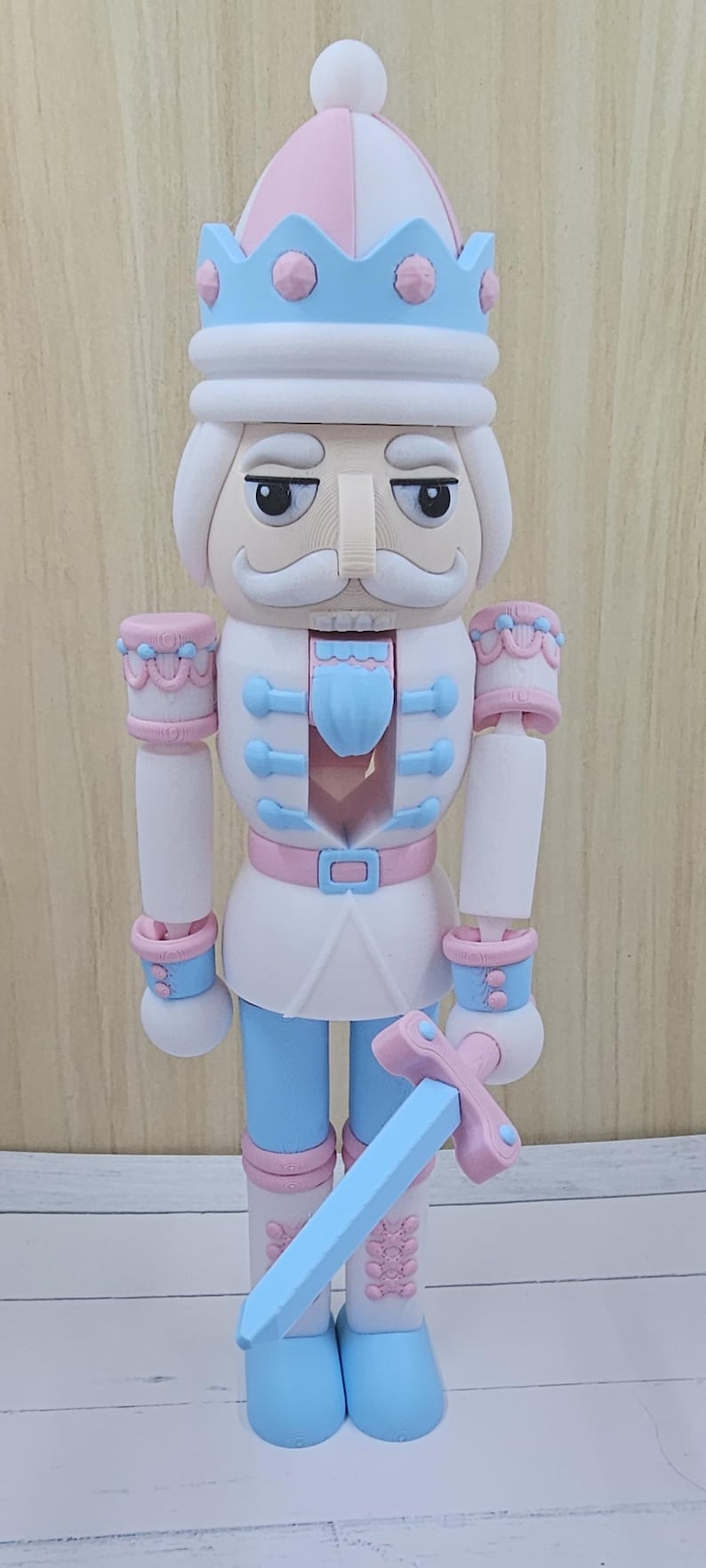 Candyland Nutcracker Figurine | Pastel Christmas Decor With Accessories ...