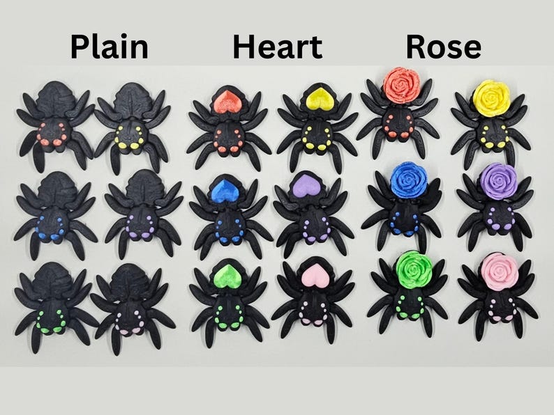 Tiny Spiders Articulated Mini Spider 3D Printed - Etsy