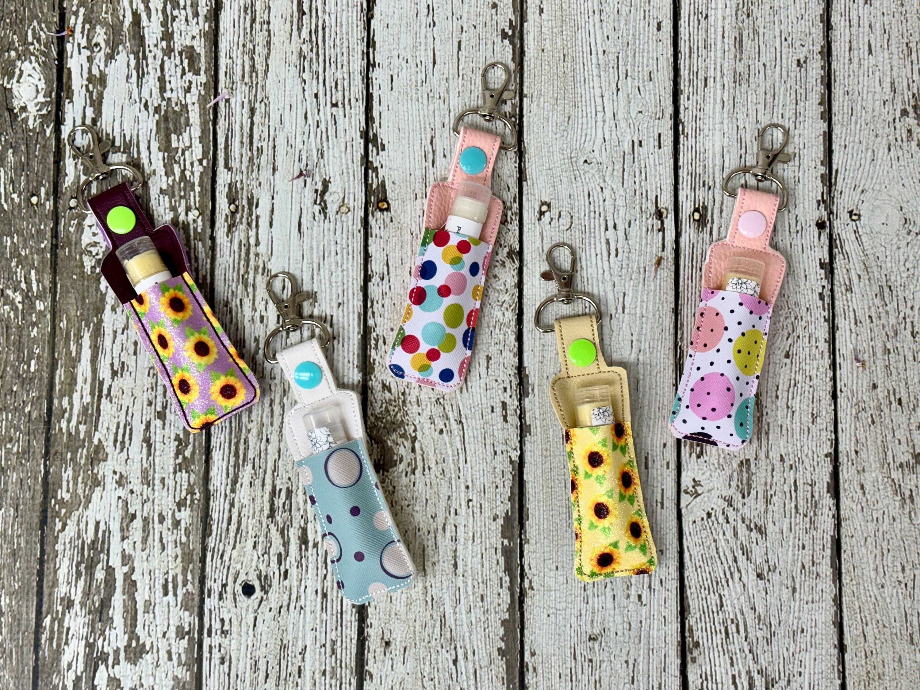 Convenient & Stylish Lip Balm Holder Keychain - Handy Onboard Travel ...