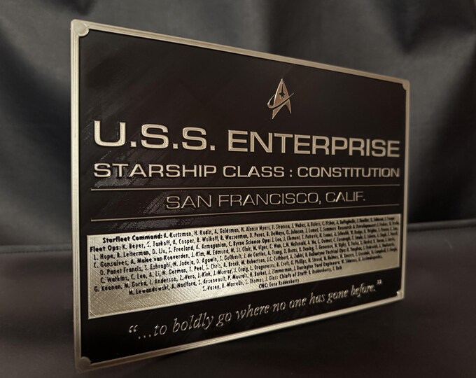 Star Trek Starfleet Command Badge Sign | United Federation of Planets ...