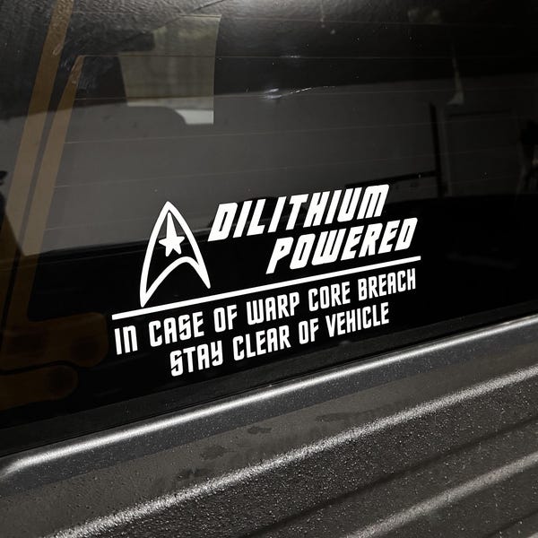 Star Trek Car Decal - Etsy