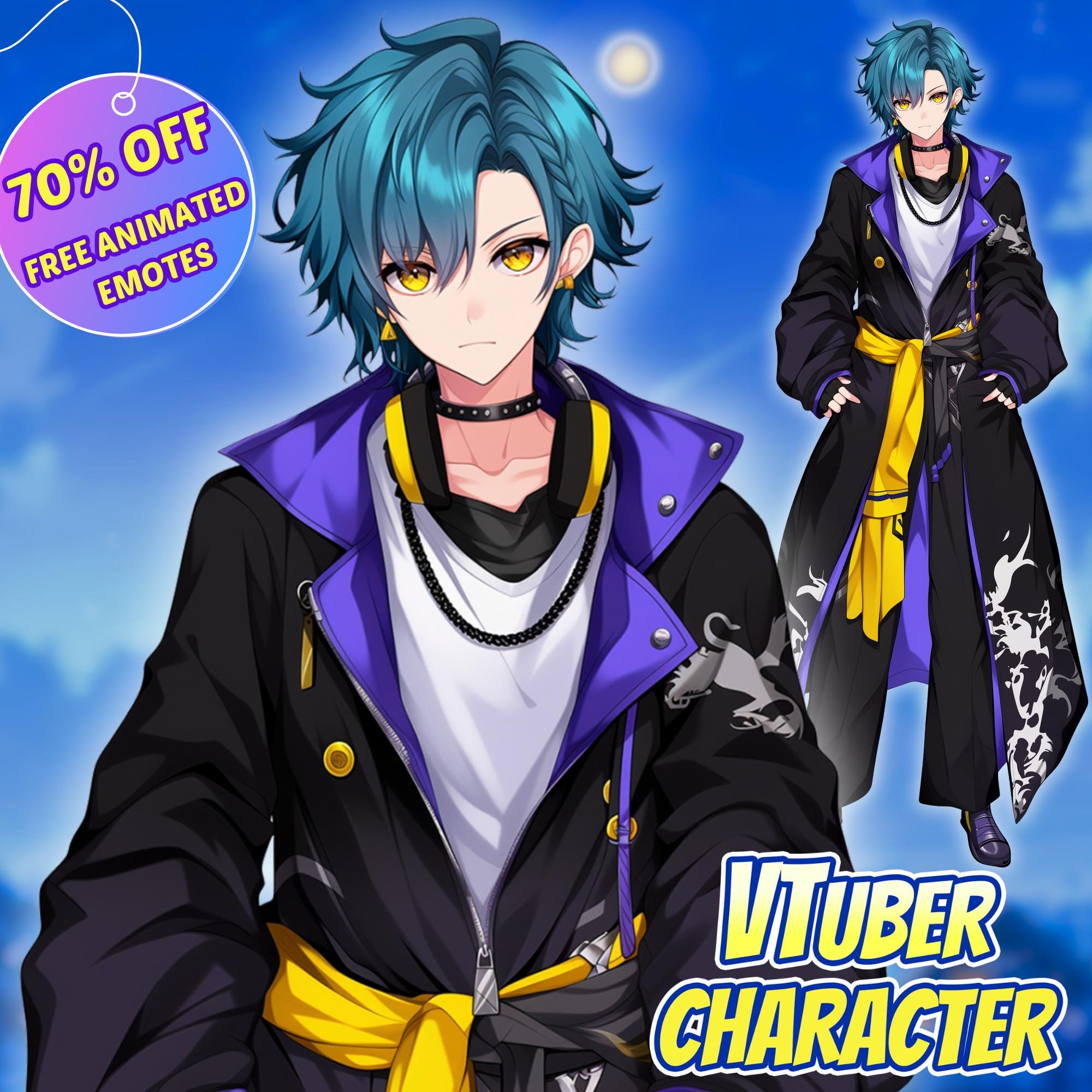Custom Live2d Vtuber Commission Live2d Model Commission, Vtuber Assets ...