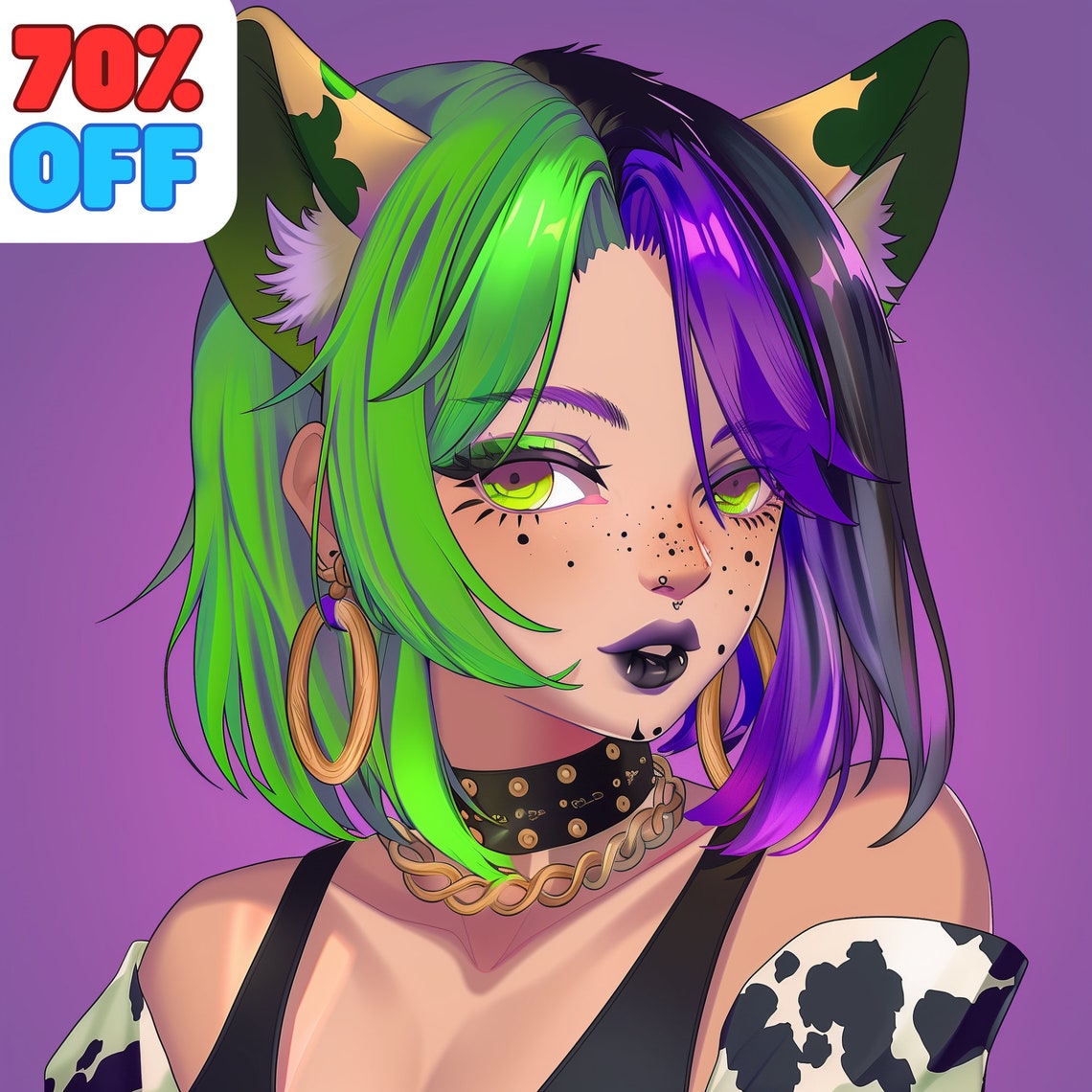 Custom PFP Custom Anime Portrait Pfp Discord OC Fanart PFP Profil Icon ...