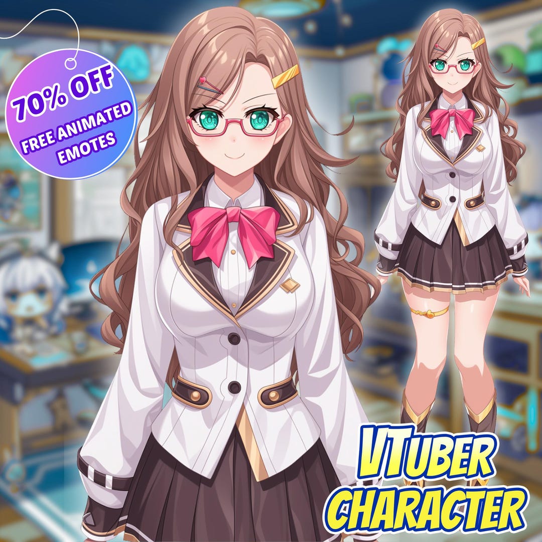 Custom Vtuber Model for Commercial Use Vtuber Commission Vtuber Design ...