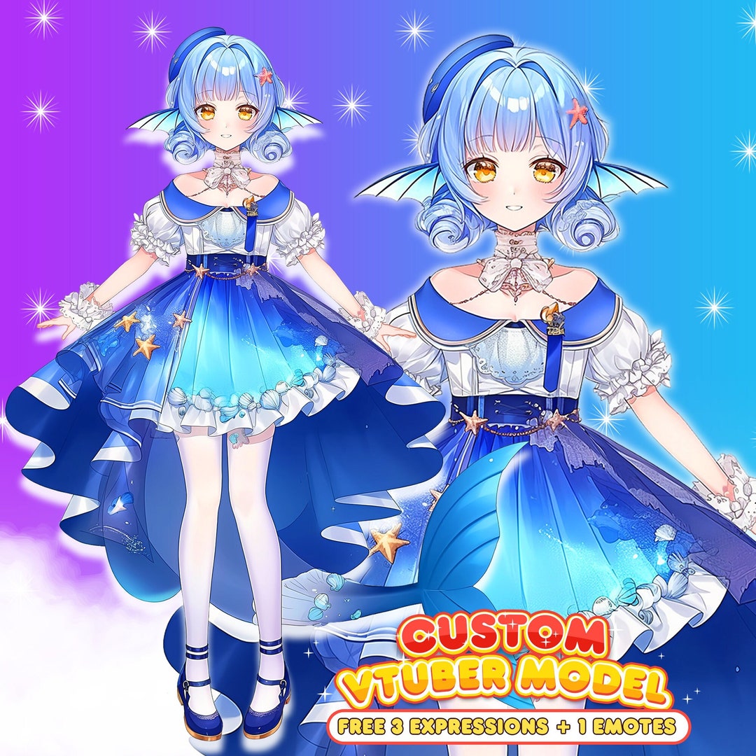 Modelo Vtuber PERSONALIZADO para uso comercial / modelo vtuber ...